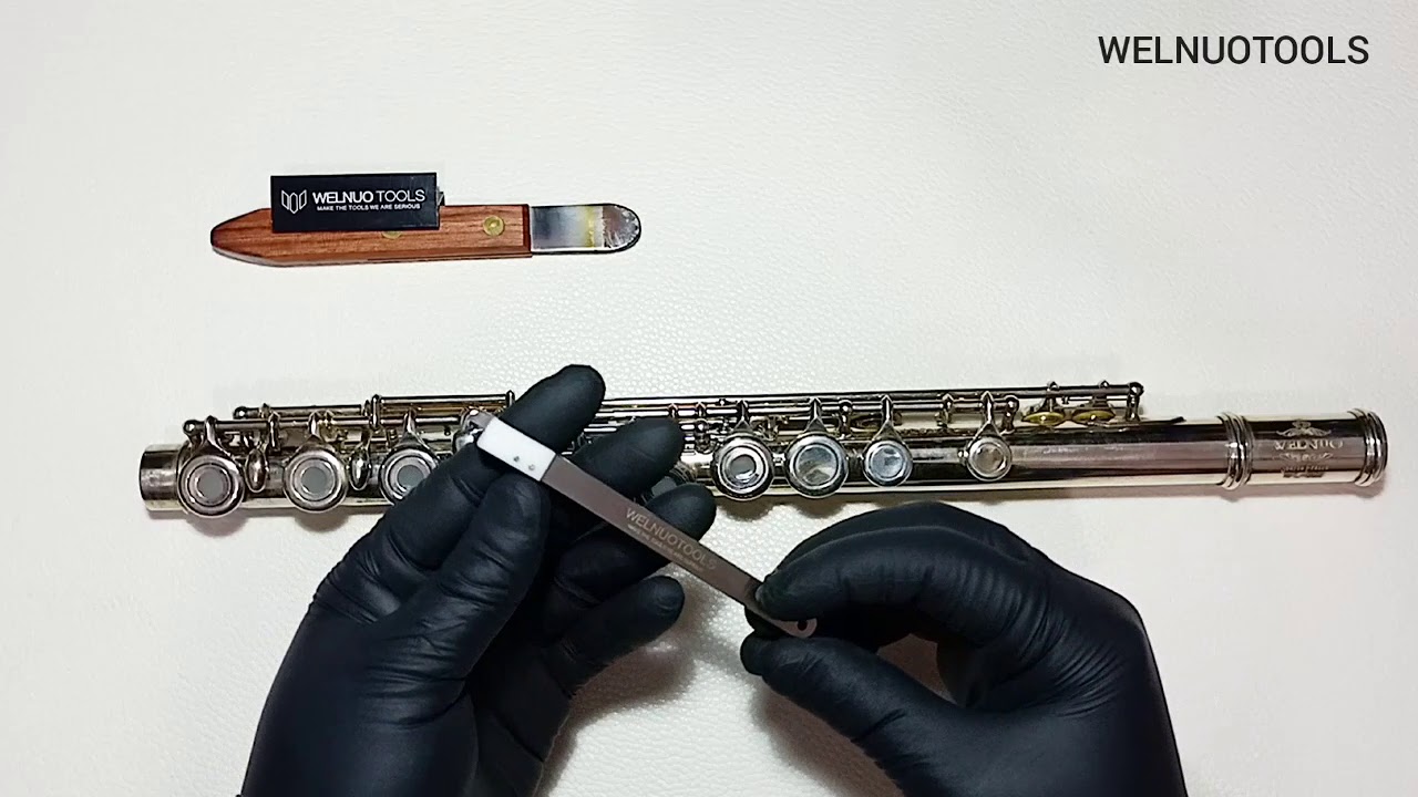 Flute E key adjustment tool & welnuotools flute repair tool - YouTube