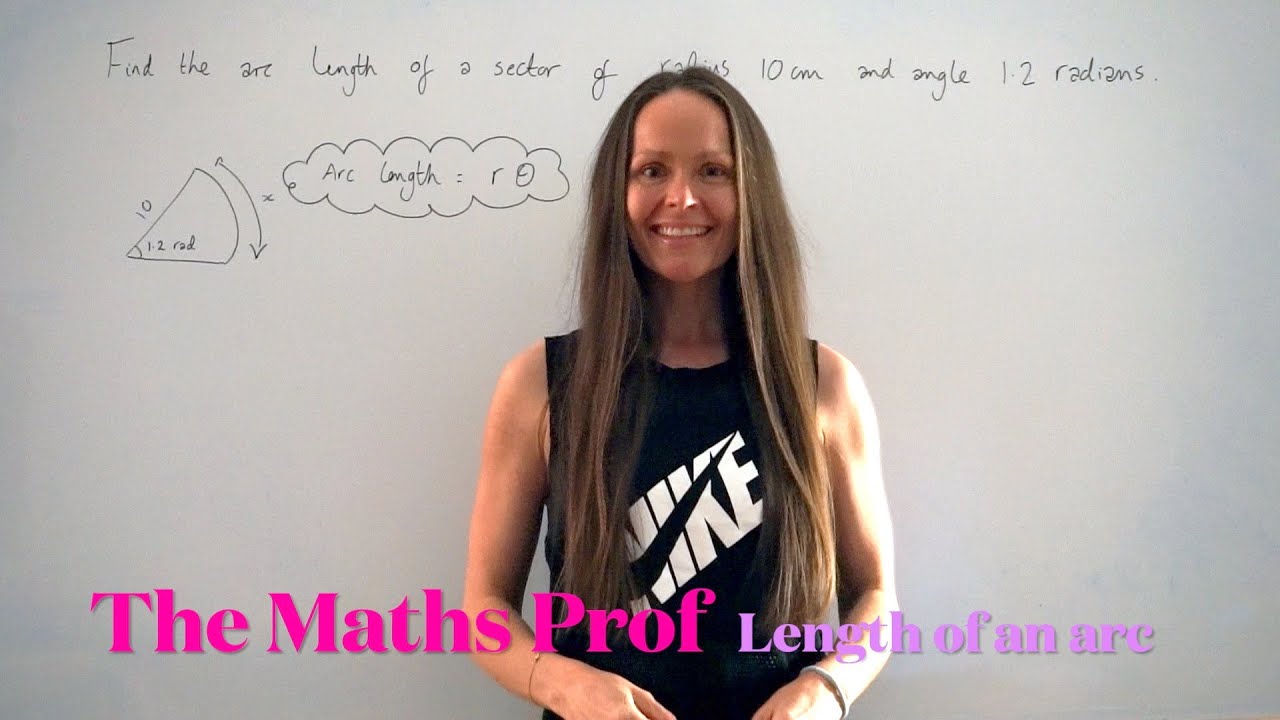 The Maths Prof: Finding the Length of an Arc - YouTube