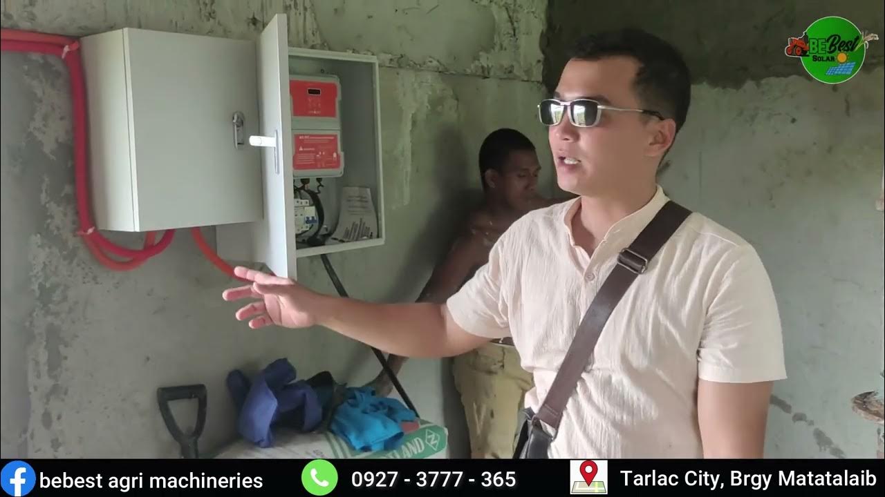 5HP SOLAR SUBMERSIBLE PUMP NIA PROJECT - YouTube