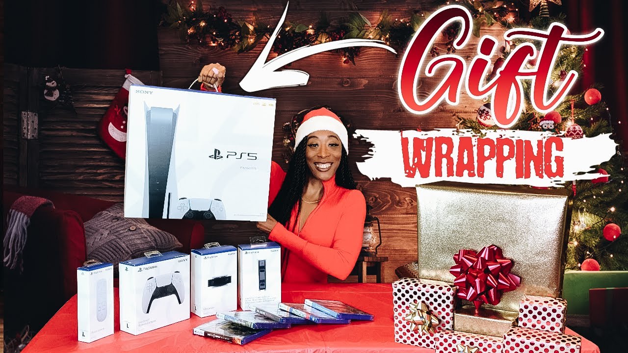 VLOGMAS DAY 15: WRAPPING PS5 FOR CHRISTMAS GIFT | GIFT WRAPPING - YouTube