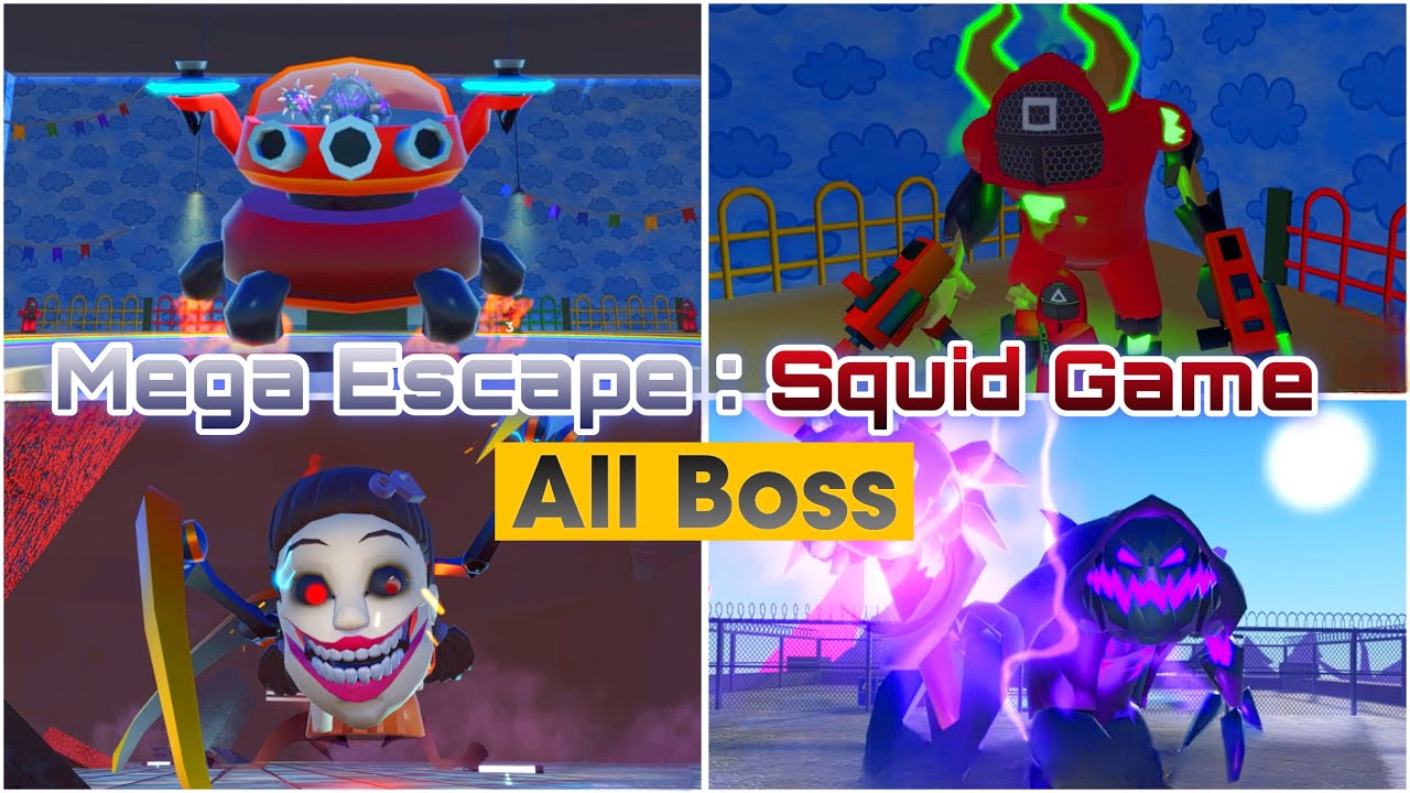 Mega Escape : Squid Game (All Final Boss) - Roblox - YouTube