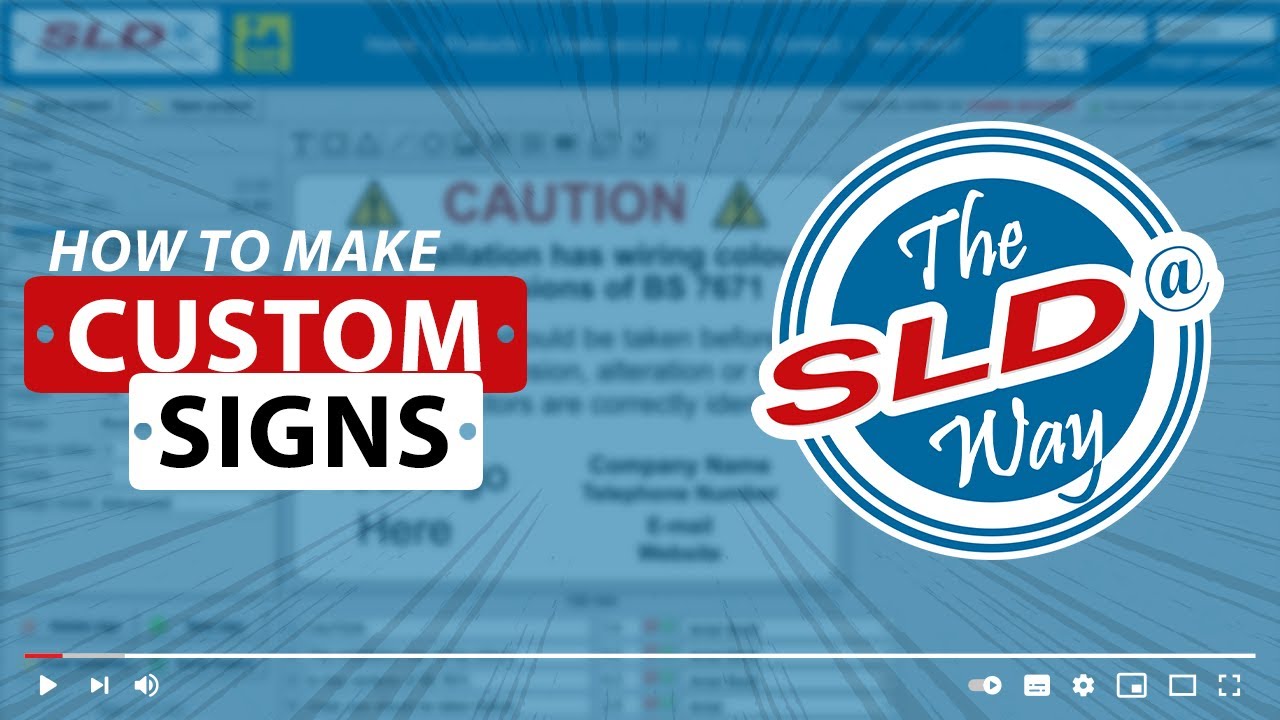 How to make custom signs - Signs and Labels Direct - YouTube