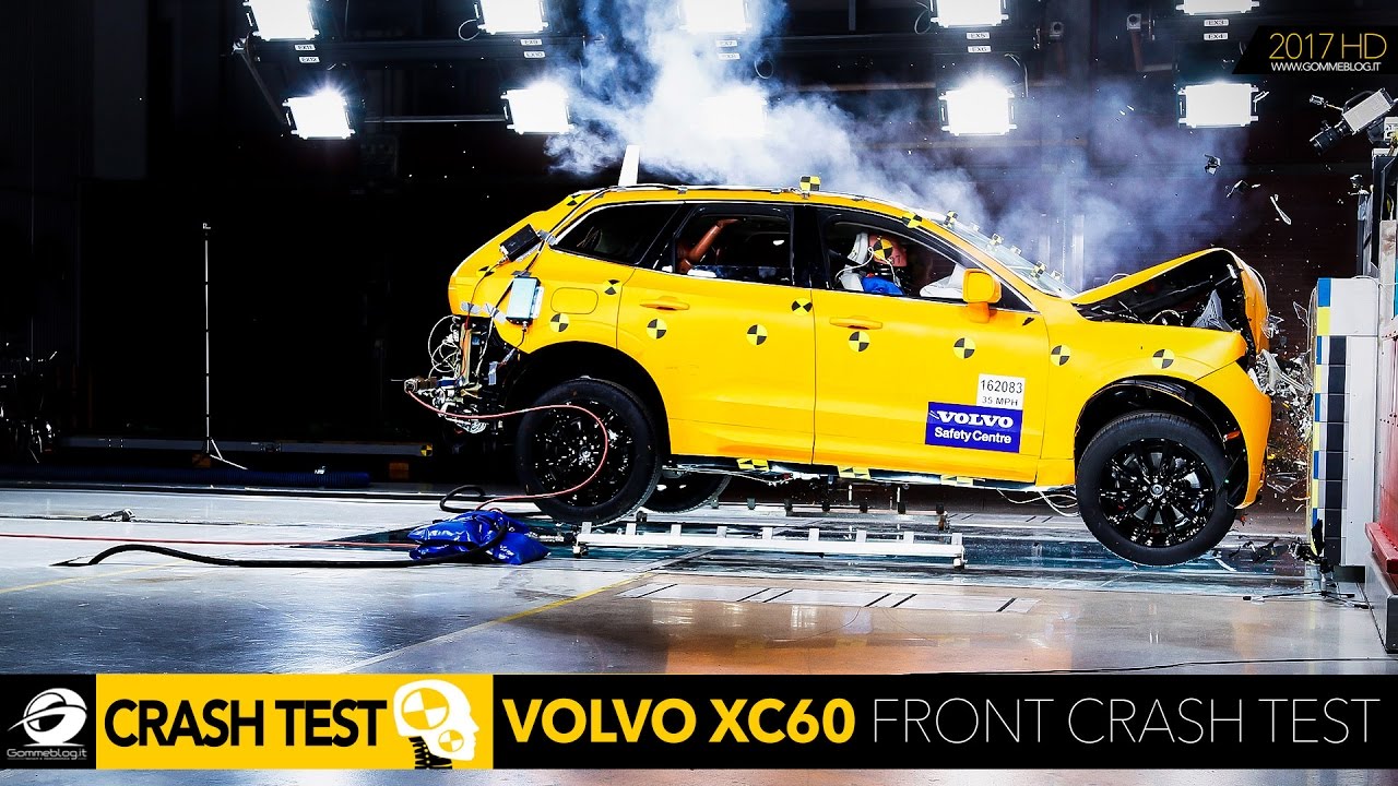 NEW Volvo XC60 - 35mph FRONT Car CRASH TEST (Video 2/4) [GOMMEBLOG ...