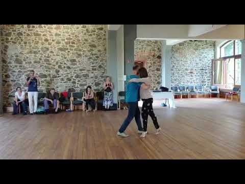 Milonga - playing with crosses- Susanne & Rafael