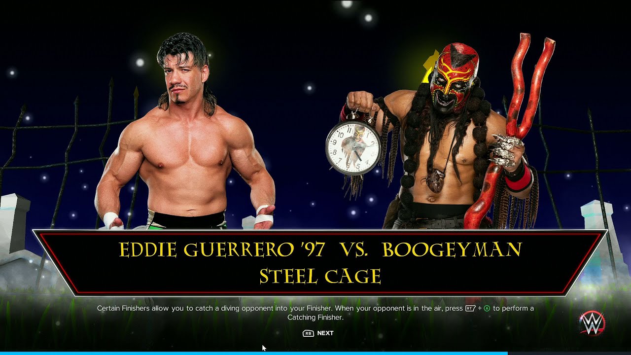 "WWE 2K23 Epic Showdown: Eddie Guerrero vs. Boogeyman Steel Cage ...