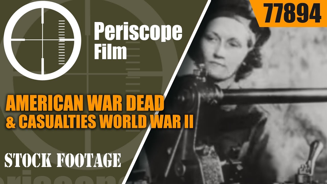 AMERICAN WAR DEAD & CASUALTIES WORLD WAR II WAR BOND FILM SIXTH WAR ...