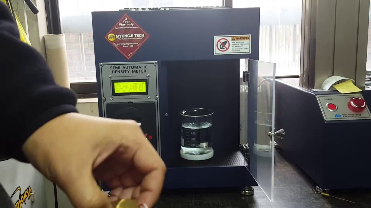 [[2/2] Density sample test (10 repeated measure)] - YouTube