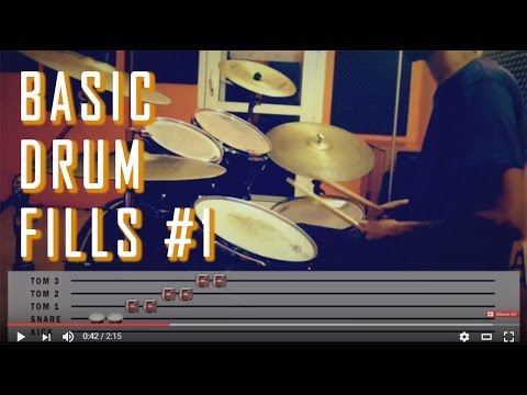 BASIC DRUM FILLS #1 (Kolay Bateri Atakları #1)