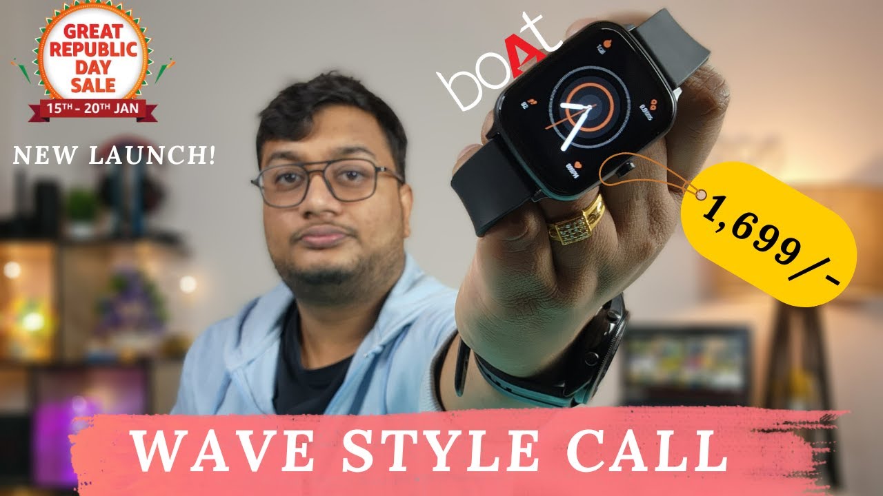 boAt wave Style call smart watch unboxing | Best bluetooth Calling ...