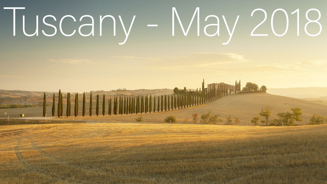 Photograph Tuscany with me in May 2018 - YouTube