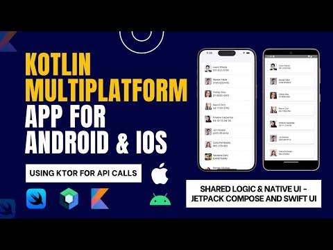 How To Create Kotlin MultiPlatform(KMP) App For Android & iOS | Shared Logic, Native UI KMM ...