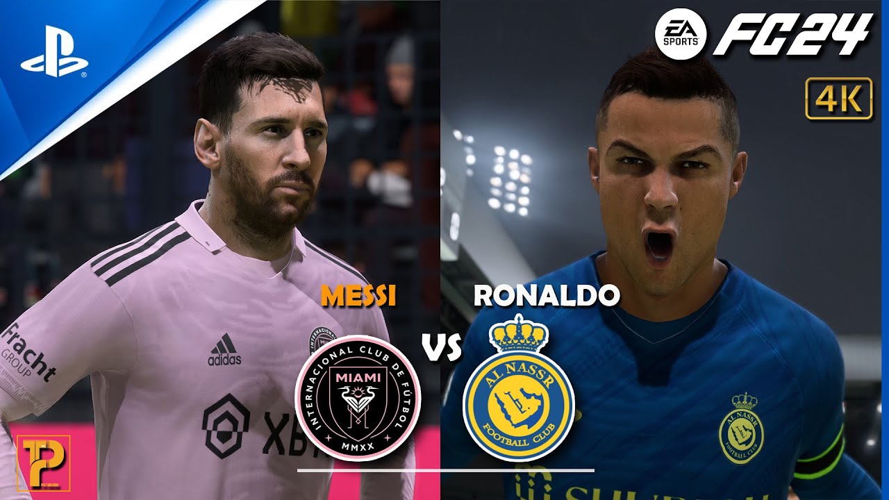 EA SPORTS FC 24 - Messi vs. Ronaldo in Inter Miami vs. Al Nassr- PS4 ...