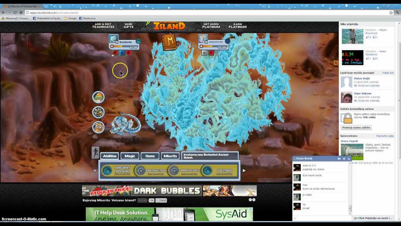 Miscrits of VI Defeating Lightning Elementum - YouTube