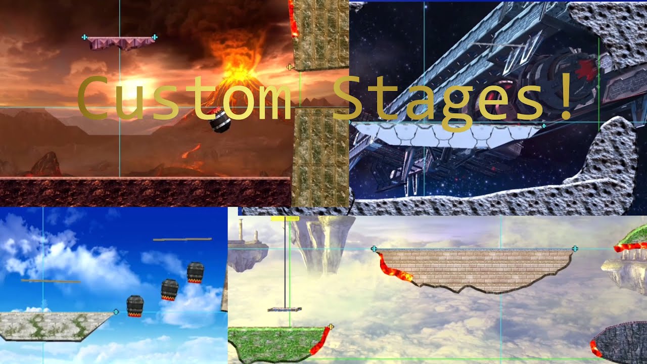 Super Smash Bros. 4 Custom stages! - YouTube