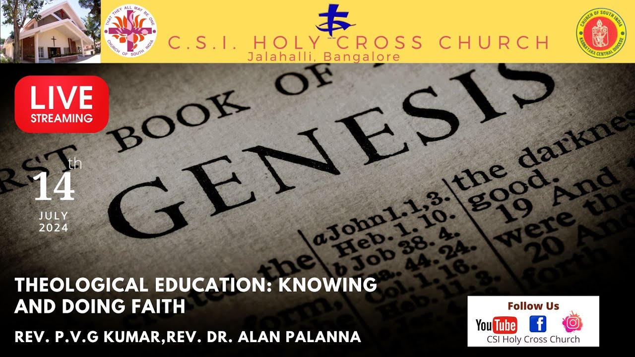 CSI HOLY CROSS CHURCH LIVE SUNDAY WORSHIP - YouTube