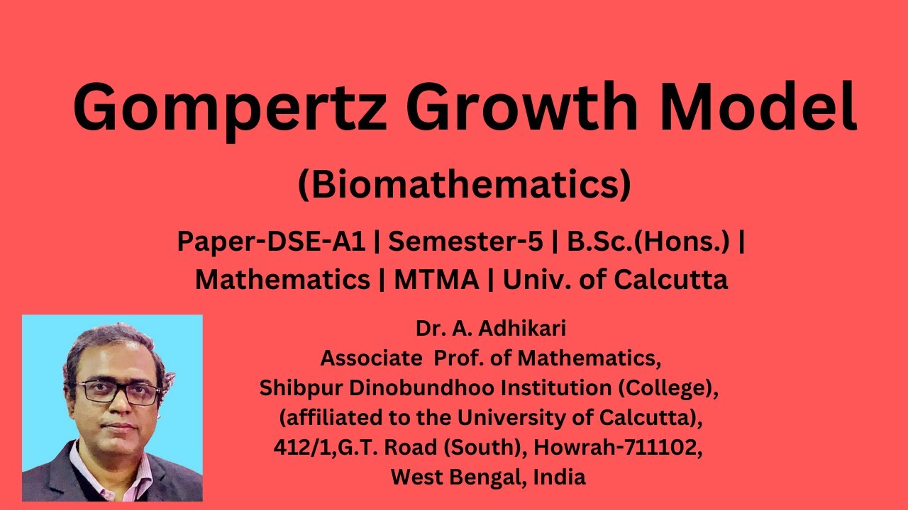 U-1.2 Gompertz Growth Model - YouTube