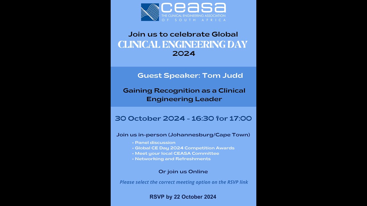 [2024] - Global Clinical Engineering Day Celebrations - YouTube