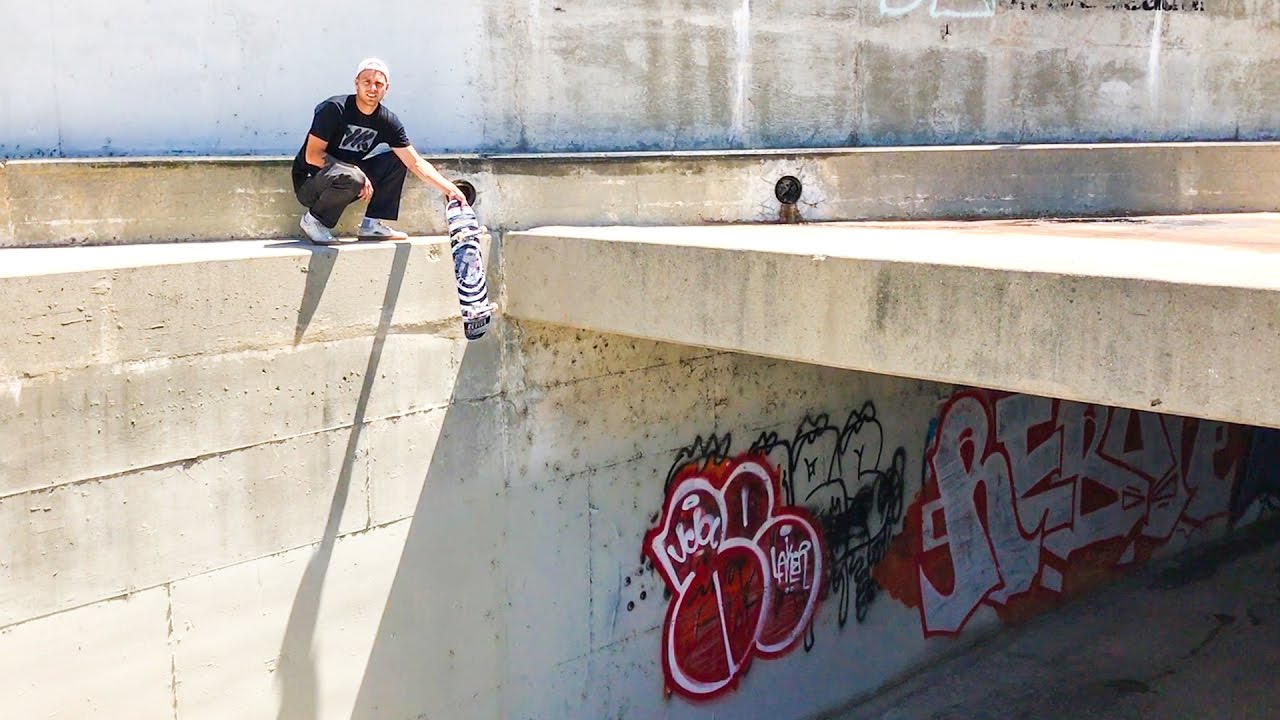 SKATEBOARD "DEATH" LEDGE *You Fall, You Die* - YouTube