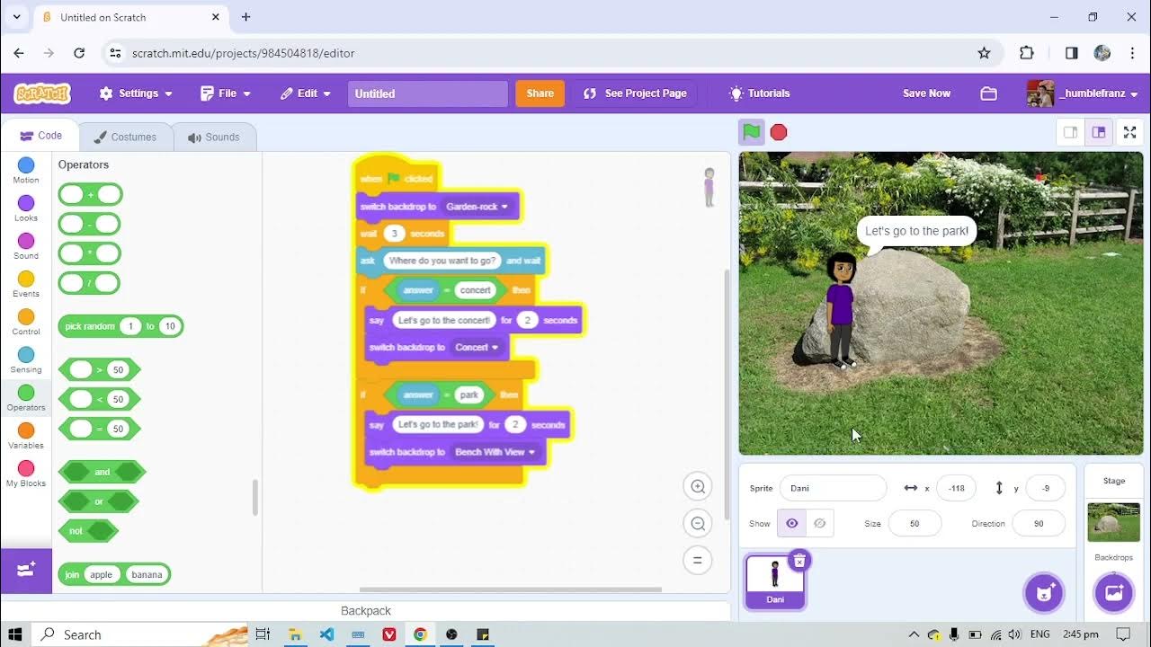 G12 Scratch Introduction to Programming Assignment Activity - YouTube