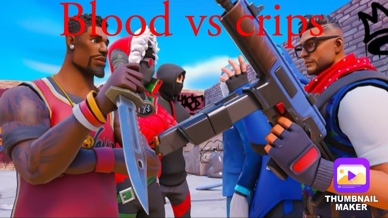 Bloods vs crips {rolplay}{a short Fortnite fiml} - YouTube
