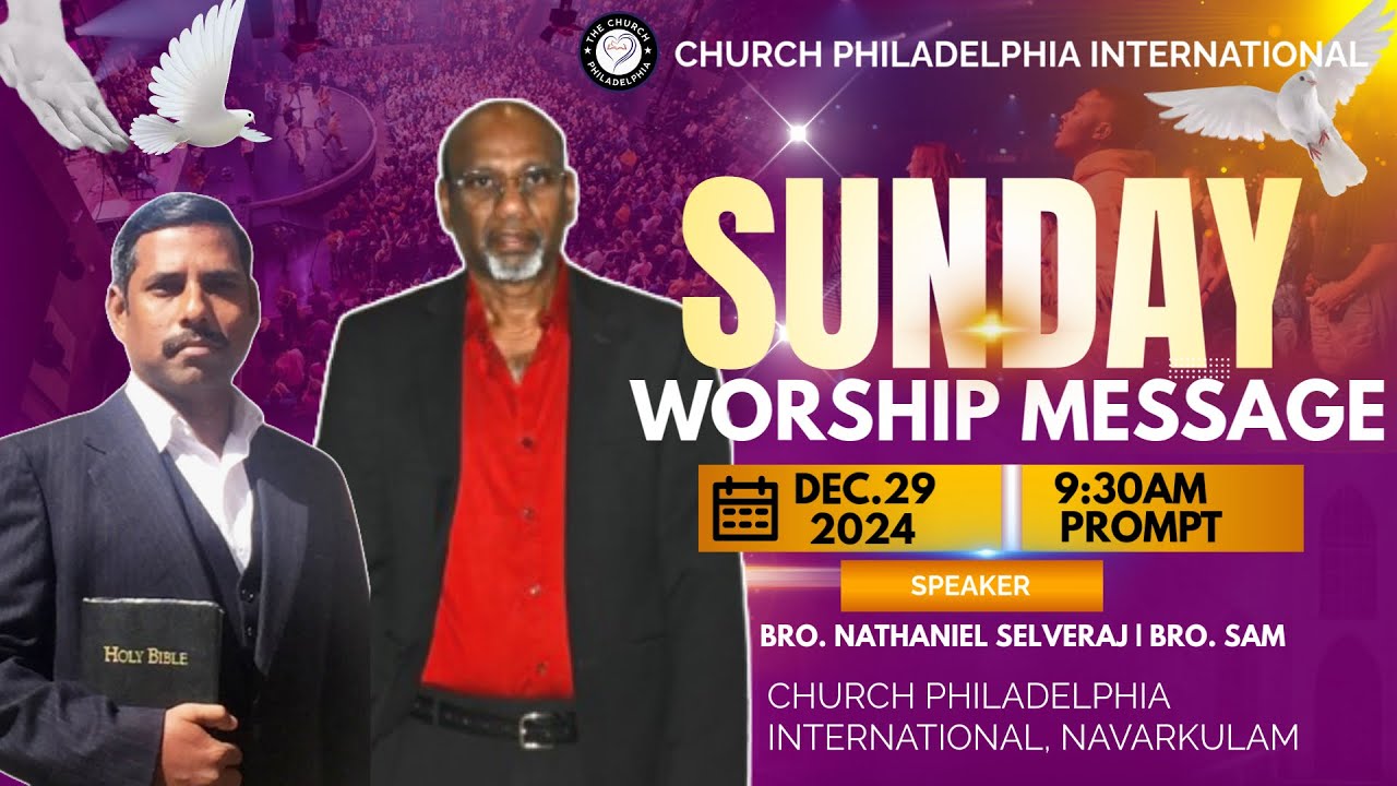 Worship Service | Worship Message | 29th December 2024 - YouTube