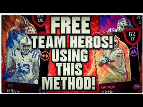 FREE TEAM HEROS! MADDEN MOBILE 20 TEAM HEROS! BEST WAYS TO GET FREE ...