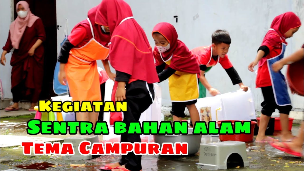 Awas licin sayang ‼️ Keseruan anak anak bermain sambil belajar sentra ...