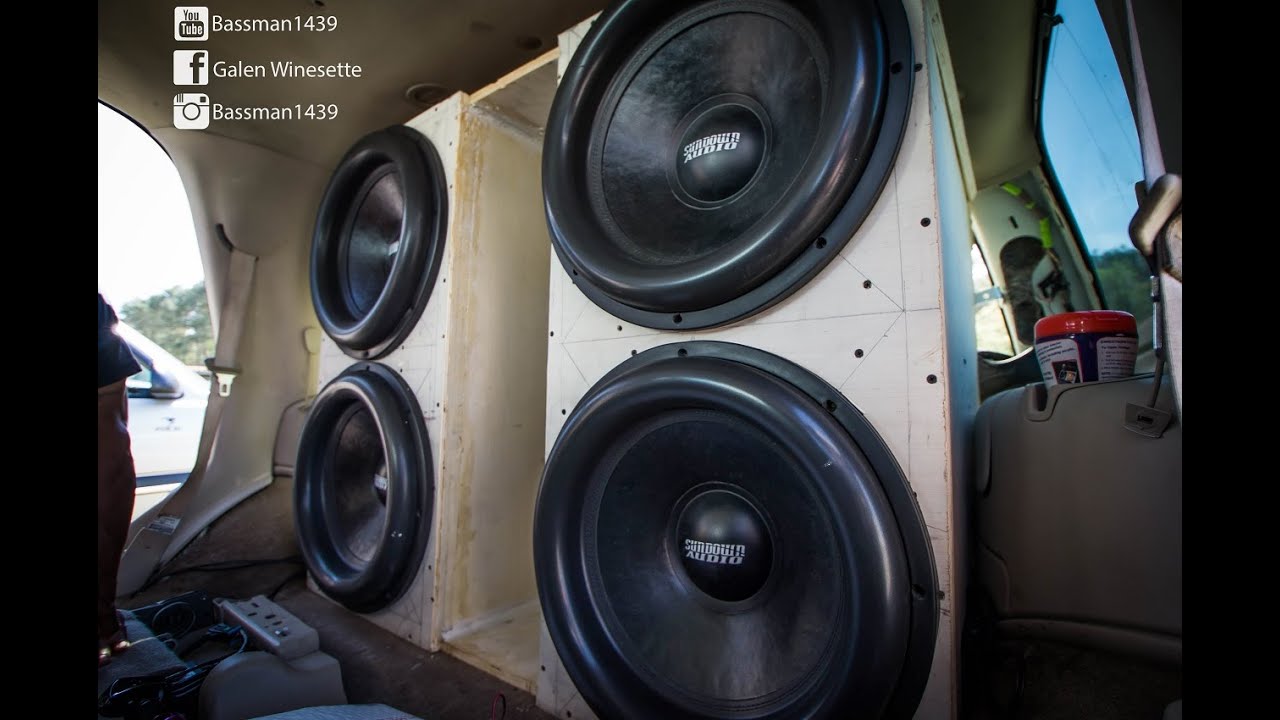 4 ZV4 18'S IN C-PILLAR WALL GETTING A WORKOUT FROM TARAMP 8000 - YouTube