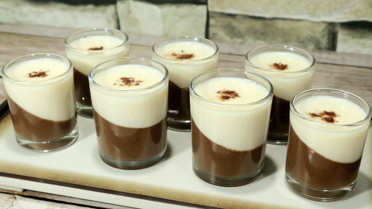 CREAMY BLACK SAMBO IN SHOT GLASSES | Milk Chocolate Mousse - YouTube