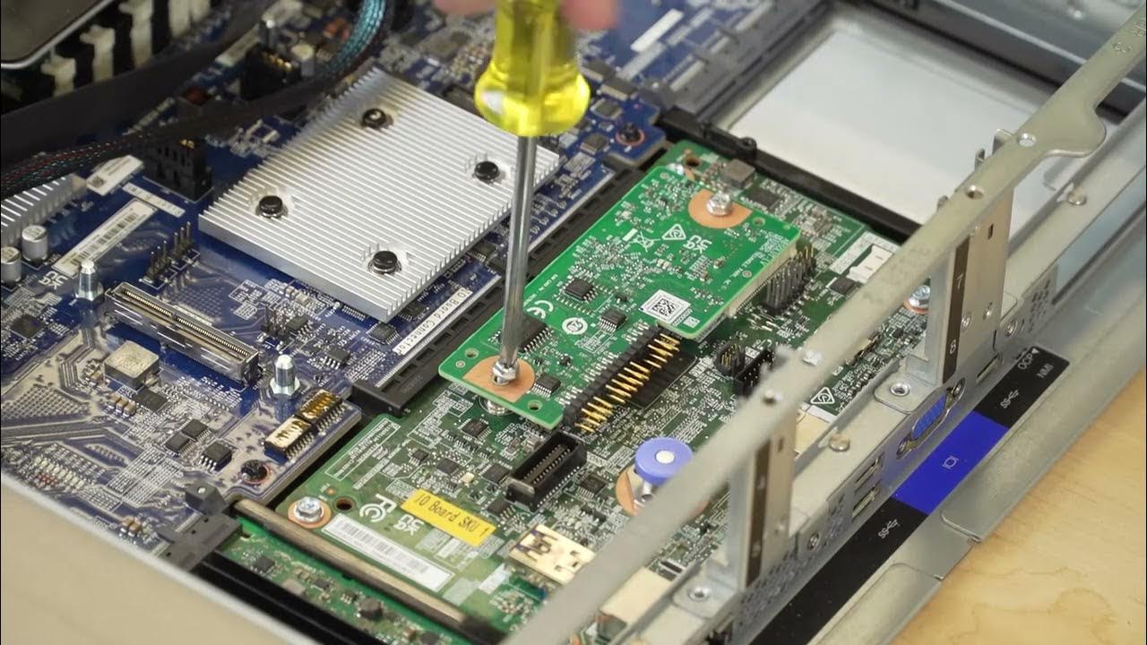 Lenovo Thinksystem Sr850 V3 Installing A Firmware And Security Rot Module Youtube