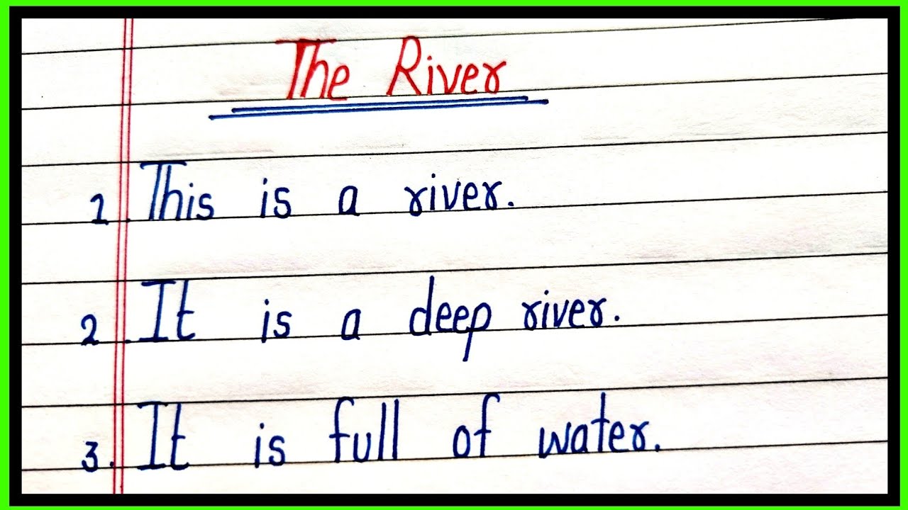 essay on the river in english/10 lines on the river in english/Nadi par ...