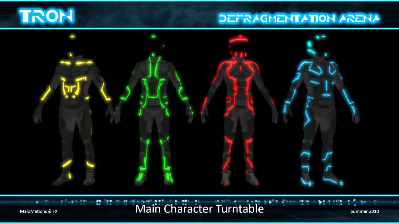 TRON Animation - Character Turntable - YouTube