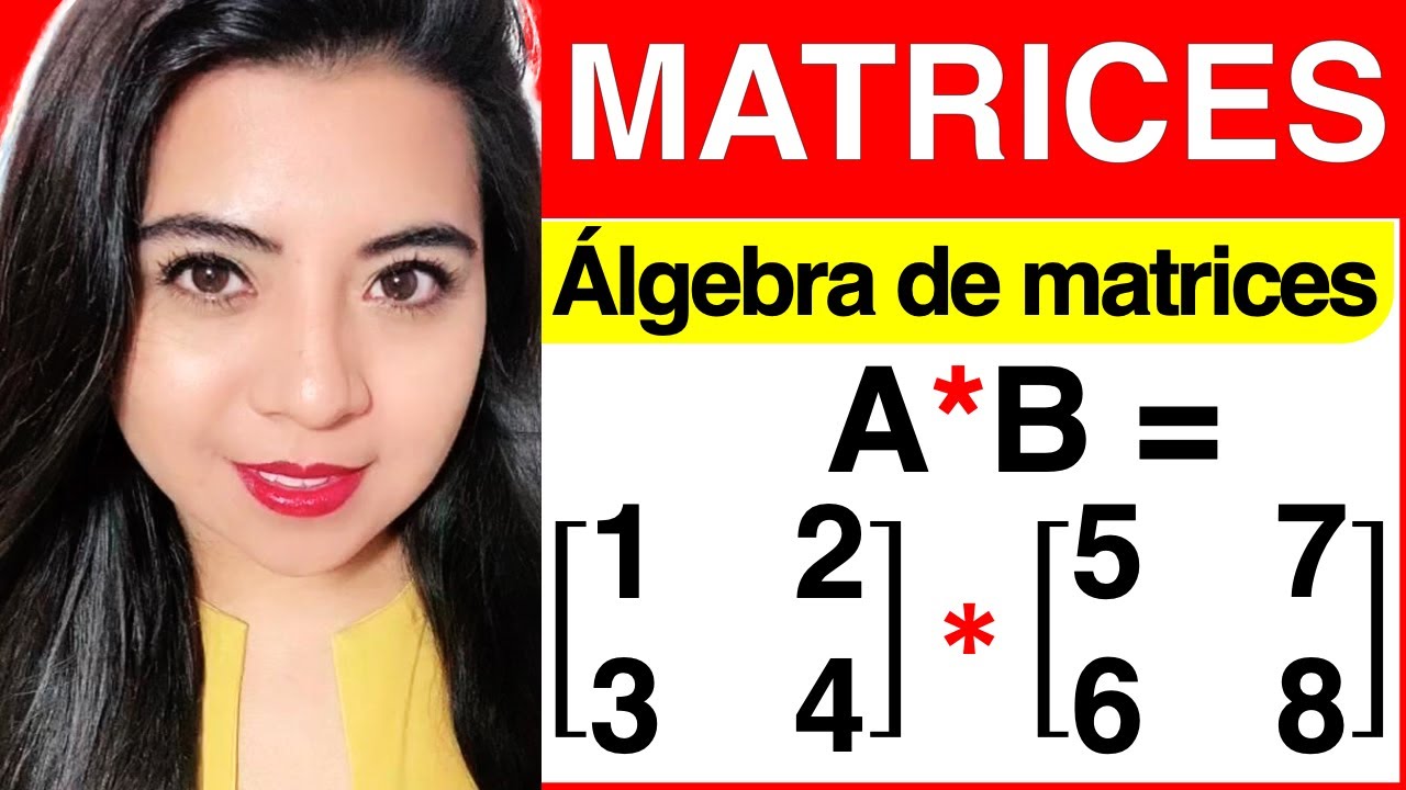 MULTIPLICACIÓN de MATRICES - Ejercicio #1 Matriz 2x2 - YouTube