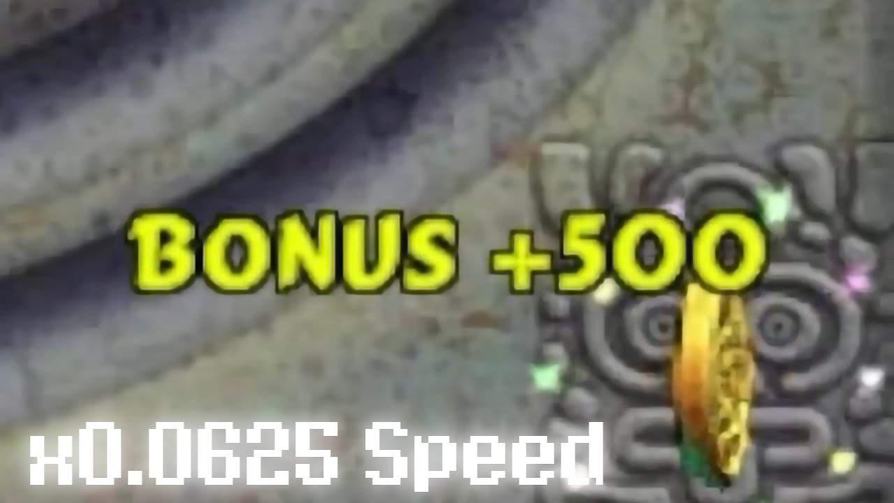 Zuma Deluxe - Coin Bonus at x0.0625 Speed - YouTube