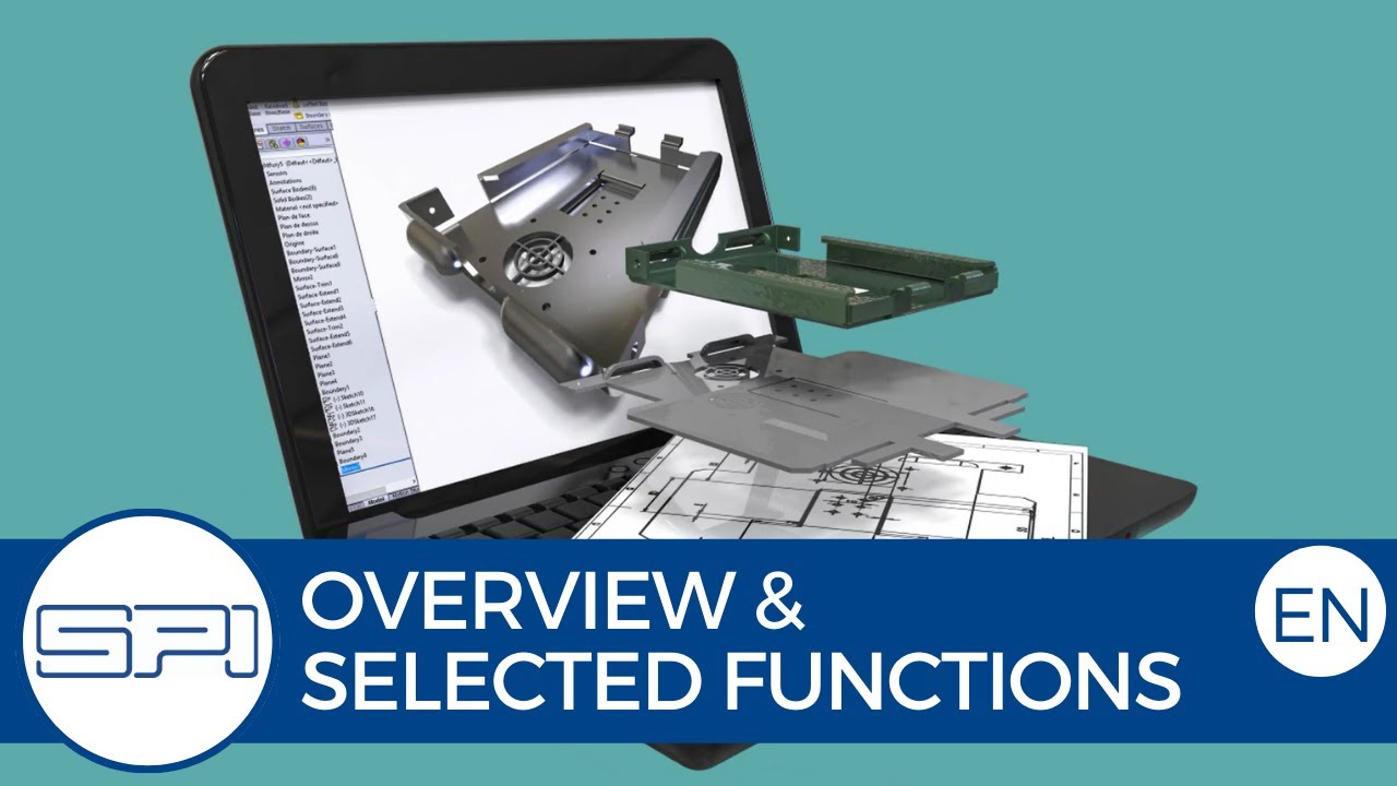 SPI SheetMetal Solutions - Overview & Selected Functions - YouTube