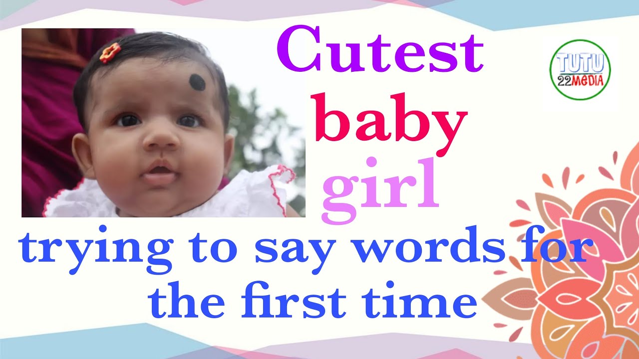 Cutest baby trying to say words for the first time-funny baby videos ...
