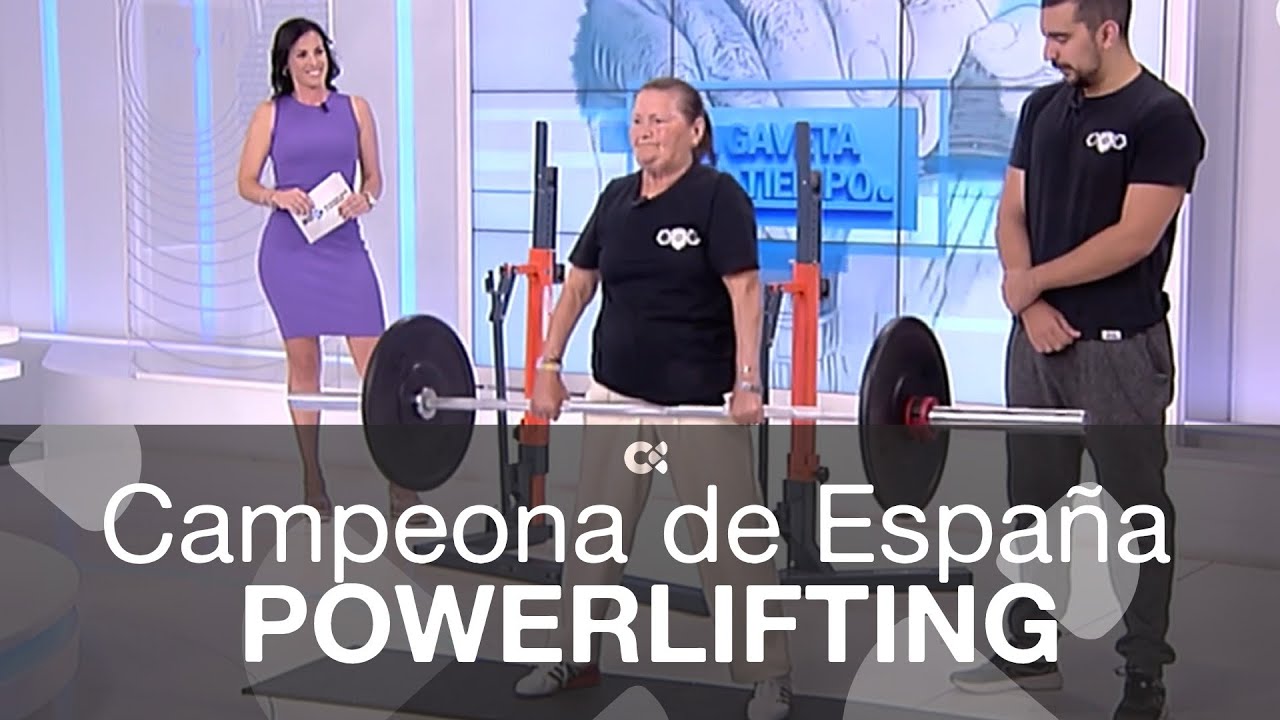 Campeona de España Powerlifting con 76 años - YouTube