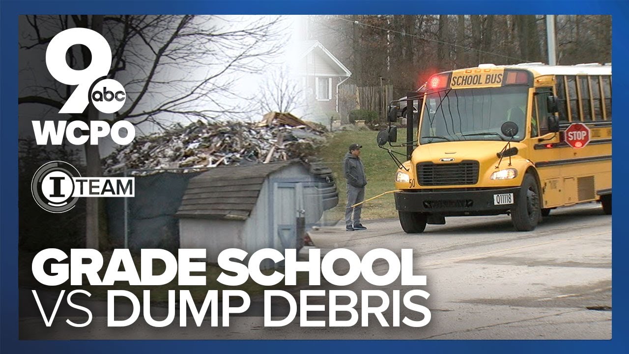 Neighbors try to address harmful debris dump near their homes - YouTube