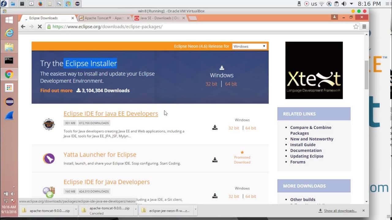 10 JAVA EE Servlets Windows Eclipse IDE &Apache Tomcat - YouTube