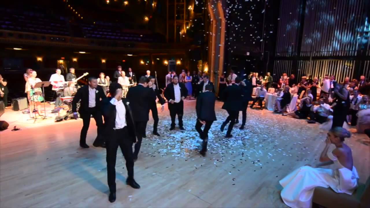 Ballerina Wedding Surprise Groomsmen Dance - YouTube