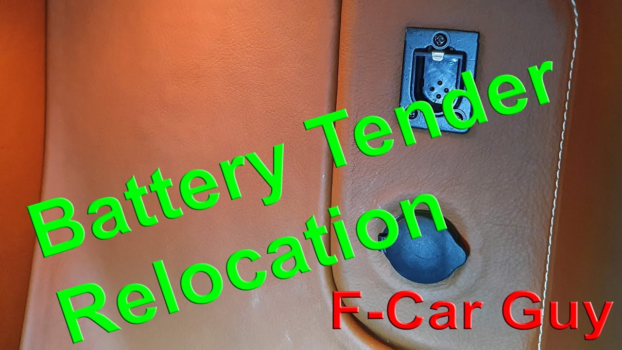 Ferrari FF Battery Tender Relocation | F-Car Guy - YouTube