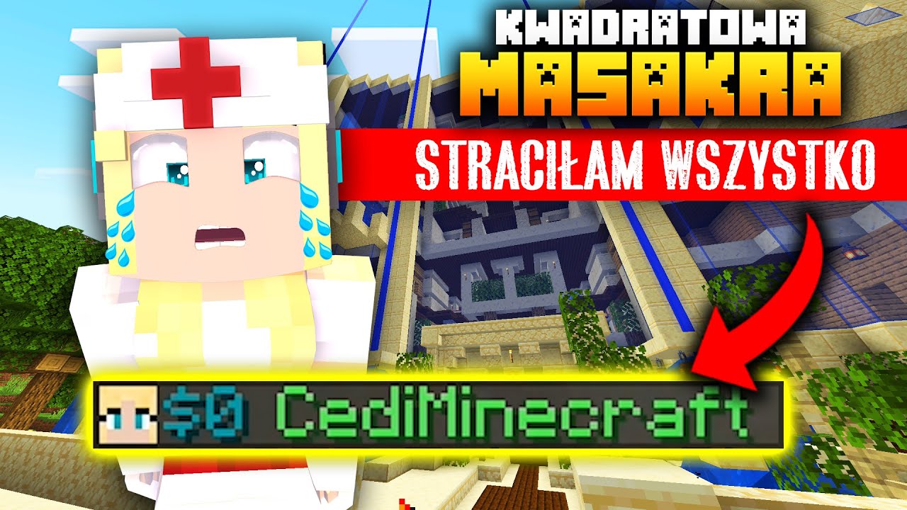 WYDAŁAM WSZYSTKIE PIENIĄDZE W KASYNIE 😥 KWADRATOWA MASAKRA | Cedi ...