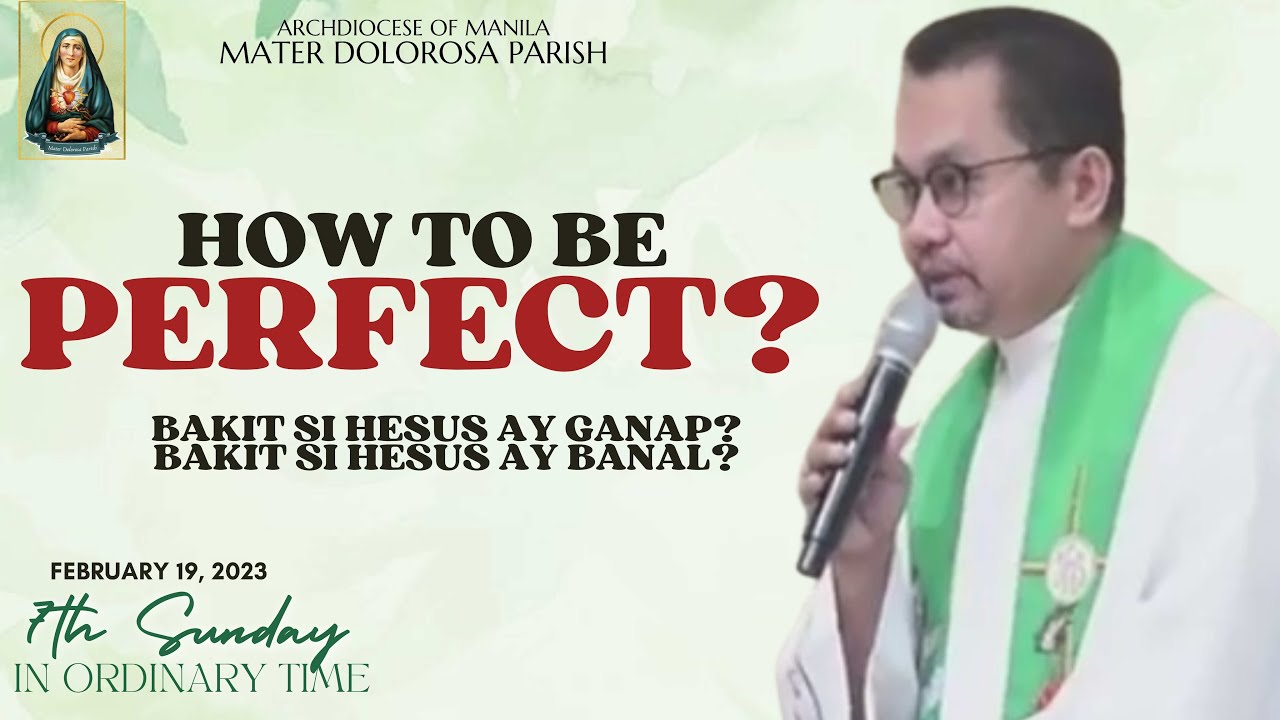 Homily | Rev. Fr. Jay Cambiado - 7th Sunday in Ordinary Time - YouTube