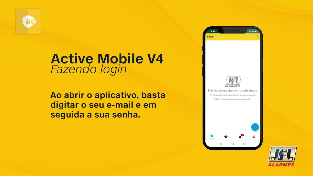 Como fazer login no Active Mobile V4 - YouTube