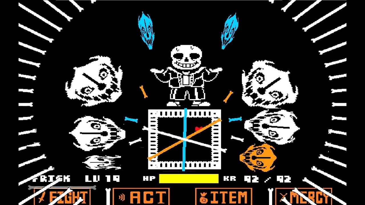 by fdy hard mode sans クリア！！！！！ completed!!!!!!! - YouTube