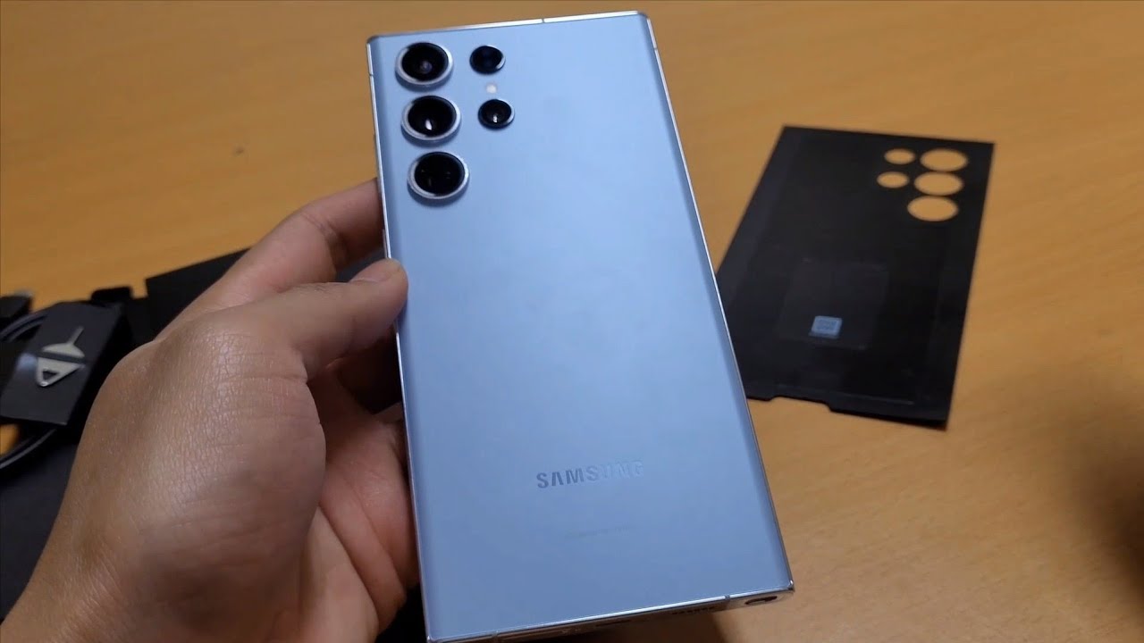 Samsung Galaxy S23 Ultra BlueSky Mua Trên Mạng | Unboxing Samsung ...