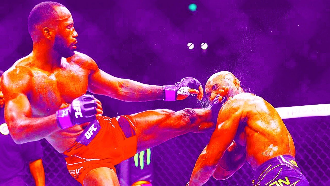 Leon Edwards Drilling the high kick that KOed Usman (HeadShot) - YouTube