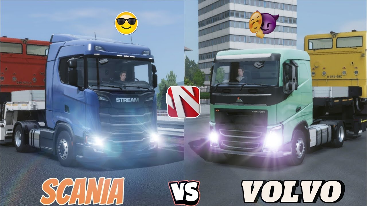 🚛 Truckers of Europe 3 🛣️ Scania vs Volvo Which one is the best ...
