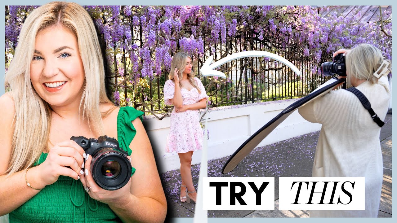 WATCH a REAL SHOOT: Senior Portraits with Charleston Wisteria - YouTube