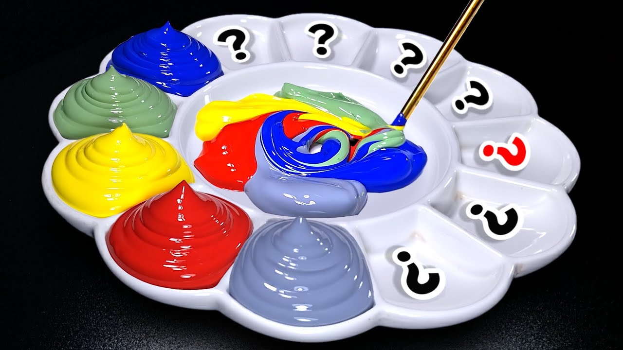 How To Making 13 New Colors from Gray, Red, Yellow, Green and Blue ...